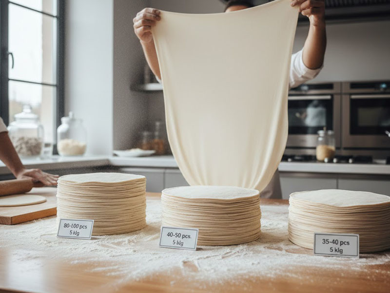 5 Kilo Undan Kaç Tane Yufka Alınabilir?