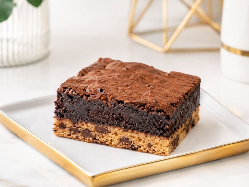 Lezzetli Tarifler: Kurabiyeli Brownie Tarifi | Lezzet